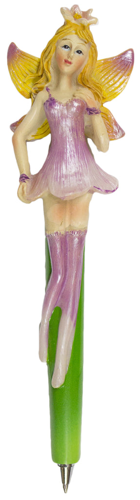 Flutter Fairies Ball Point Pen - Purple Fairy (Black ink) – LindasGifts
