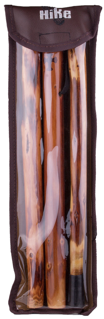 Take A Hike Wooden Walking Stick with Compass and Pouch - Cross ...